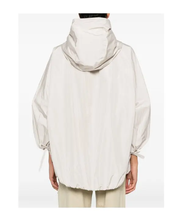 Max Mara Hooded Zip-up Jacket