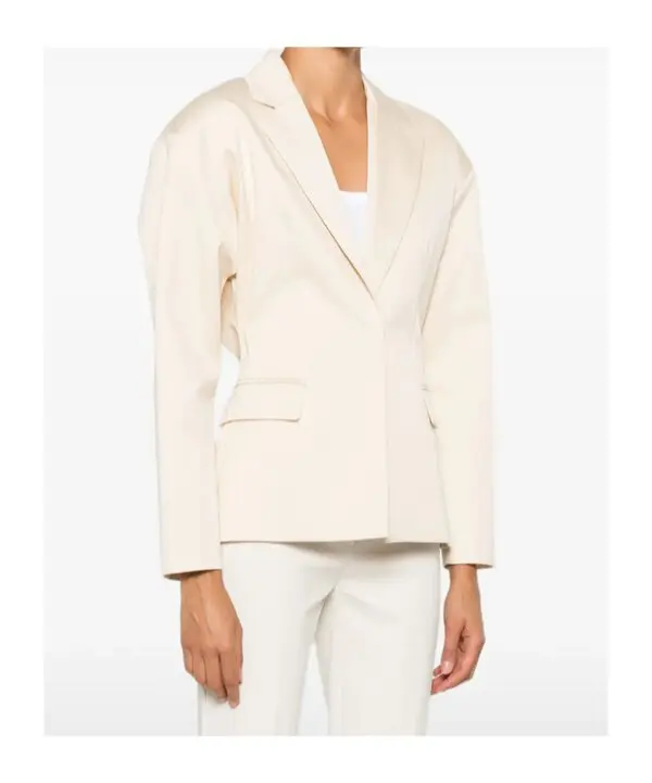 Patrizia Pepe Belted Single-breasted Jacket
