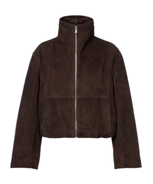Nour Hammour Etienne Suede Zip-up Jacket - No
