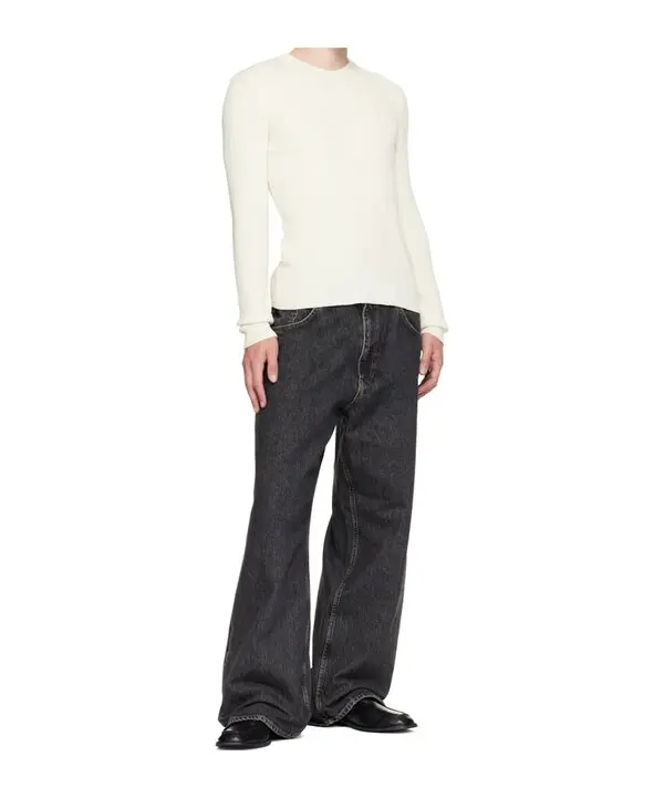 SUNFLOWER Super Wide Belt Loop Jeans