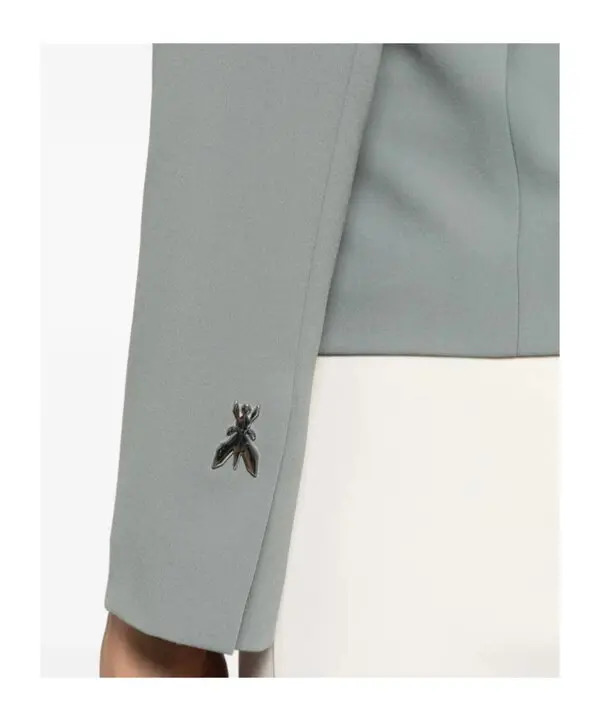 Patrizia Pepe Wrap-design Tie-fastening Jacket