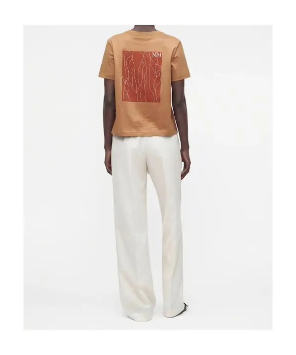 Max Mara Licenza" Print Detail T-shirt