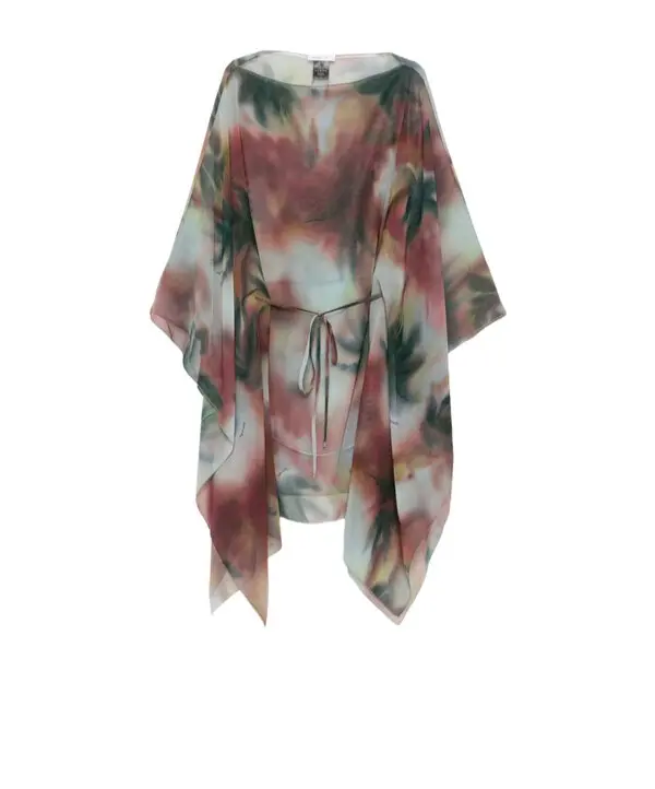 Patrizia Pepe Abstract-print Silk Scarf