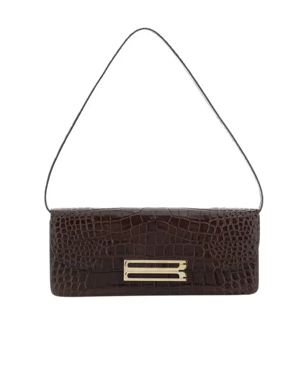 Victoria Beckham Dorian East West Shoulder Bag - White