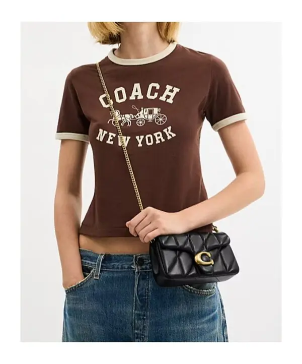 COACH Tabby Chain Crossbody Bag 19 With Quilting