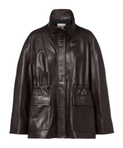 Nour Hammour Quai Leather Jacket - Black