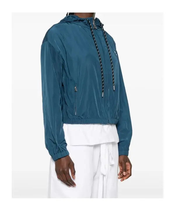 Patrizia Pepe Logo-print Hooded Jacket