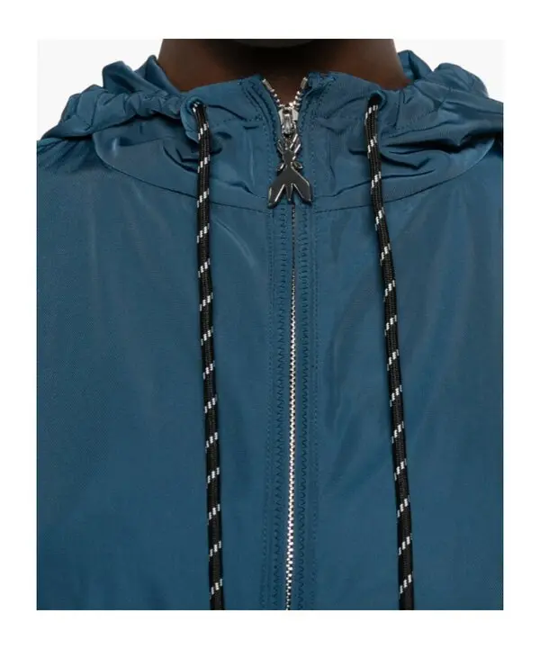 Patrizia Pepe Logo-print Hooded Jacket
