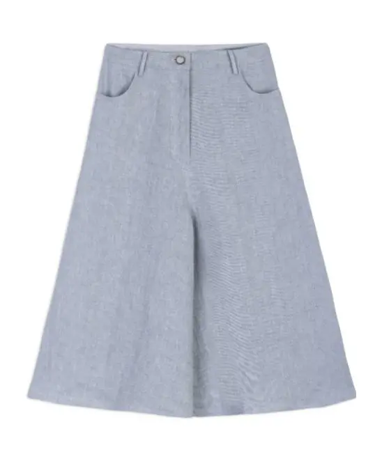 ALYSI Long Bermuda Shorts - Light Blue