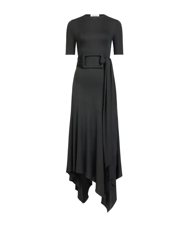 Alaïa Belted Jersey Dress