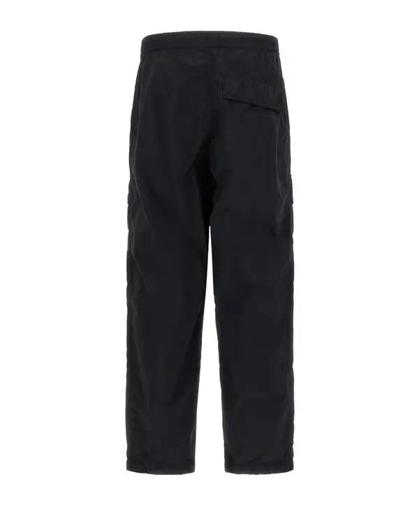 Stone Island Straight Leg Cargo Pants With Crinkled Effect