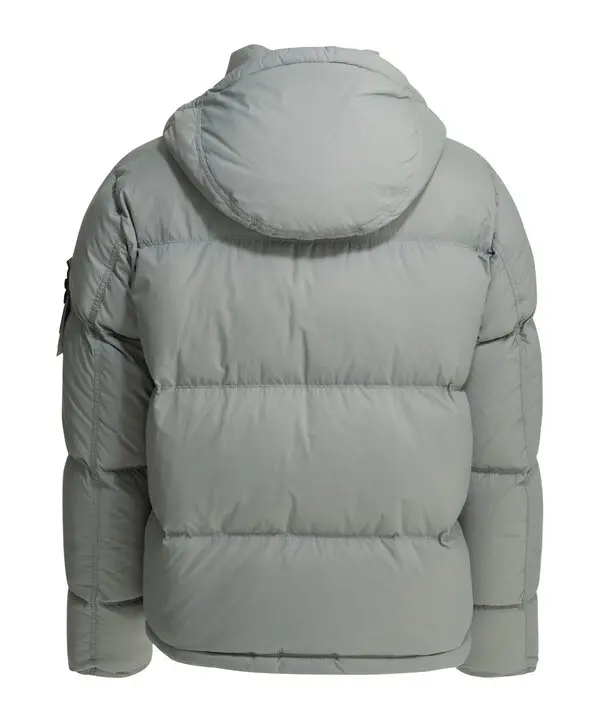 Stone Island Short Down Jacket With Insulated Hood