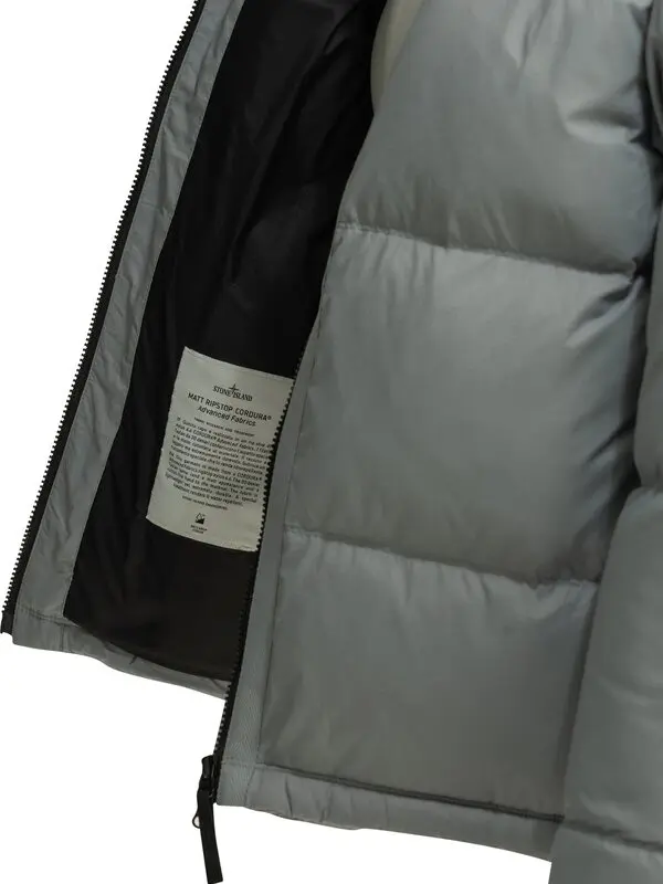 Stone Island Short Down Jacket With Insulated Hood