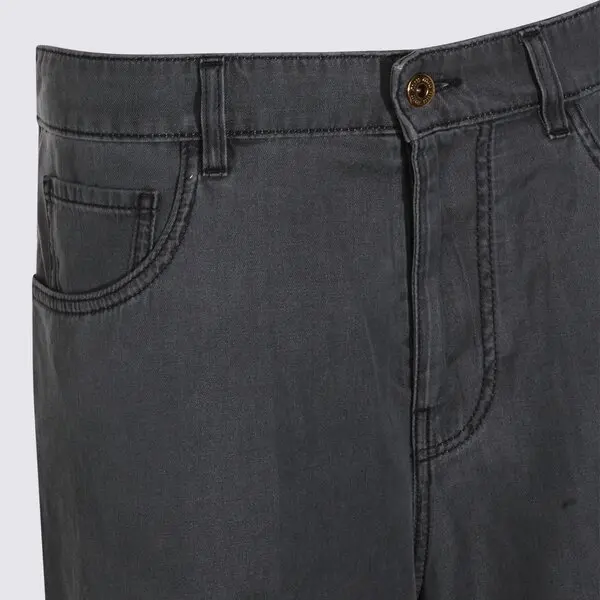 Miu Miu Five-pocket Chambray Jeans - Black
