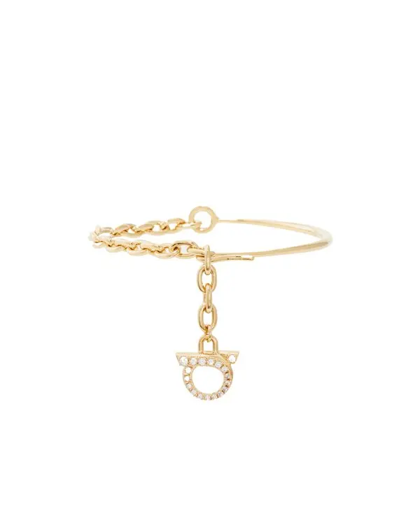 FERRAGAMO Gancini Chain Bracelet - Gold
