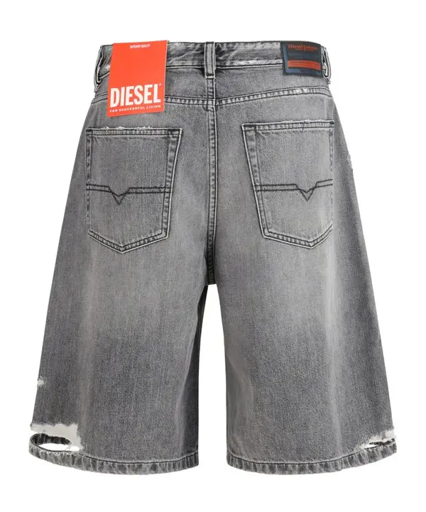 DIESEL® De-sire-short Distressed Denim Shorts
