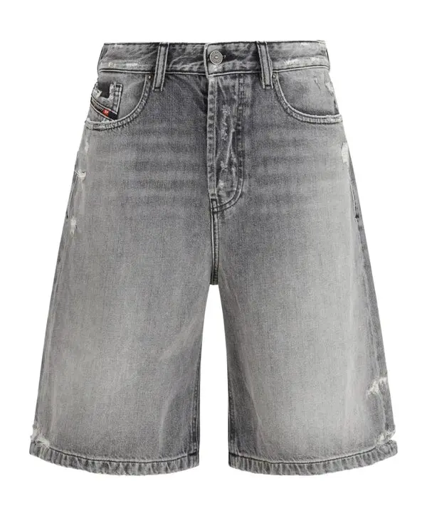 DIESEL® Distressed Denim Shorts