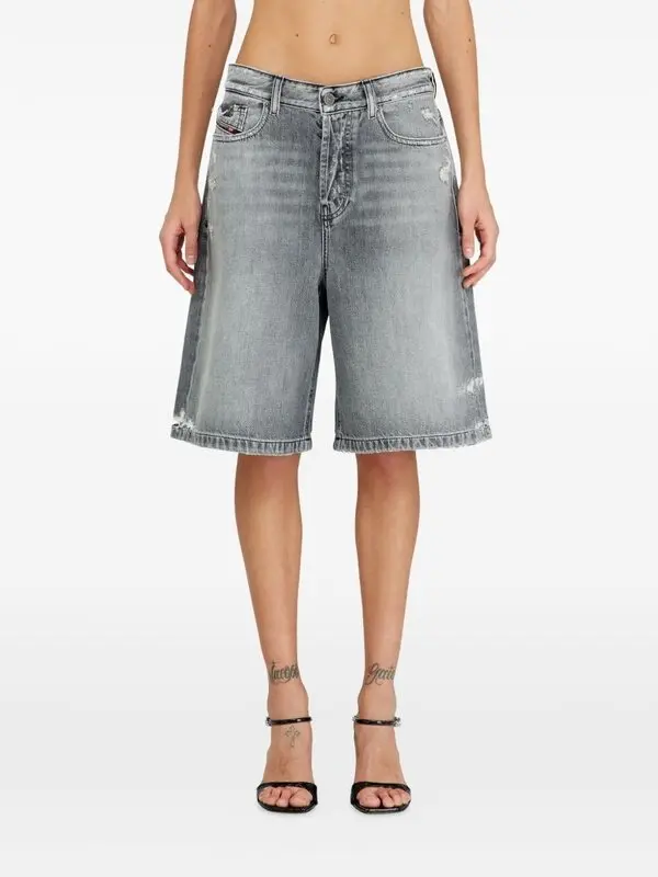 DIESEL® Distressed Denim Shorts