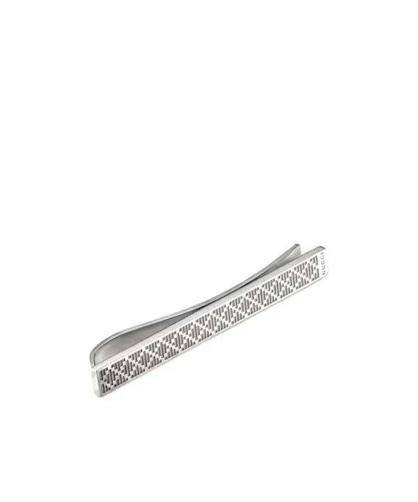Gucci Diamante Tie Bar - Gray