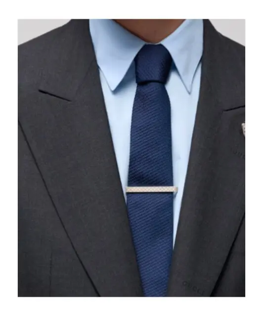 Gucci Diamante Tie Bar - Gray