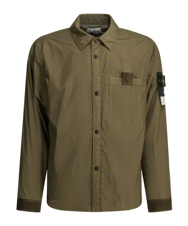 Stone Island Crinkle Reps Ny' Overshirt Jacket