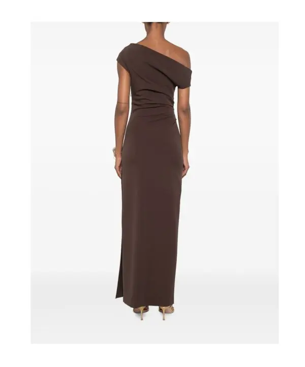 P.a.r.o.s.h One-shoulder Draped Maxi Dress