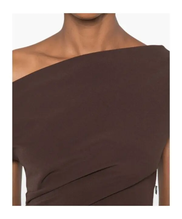 P.a.r.o.s.h One-shoulder Draped Maxi Dress