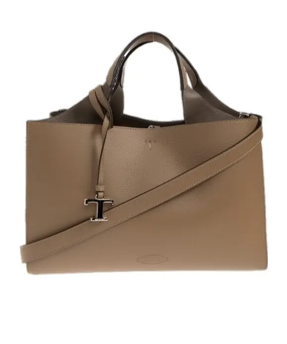 TOD'S Letter Shoulder Bag - Brown