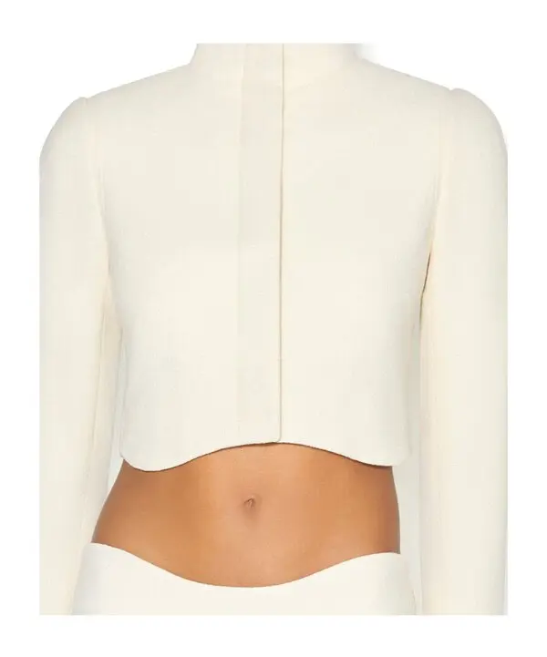 Alaïa Wool Crepe Tailored Jacket