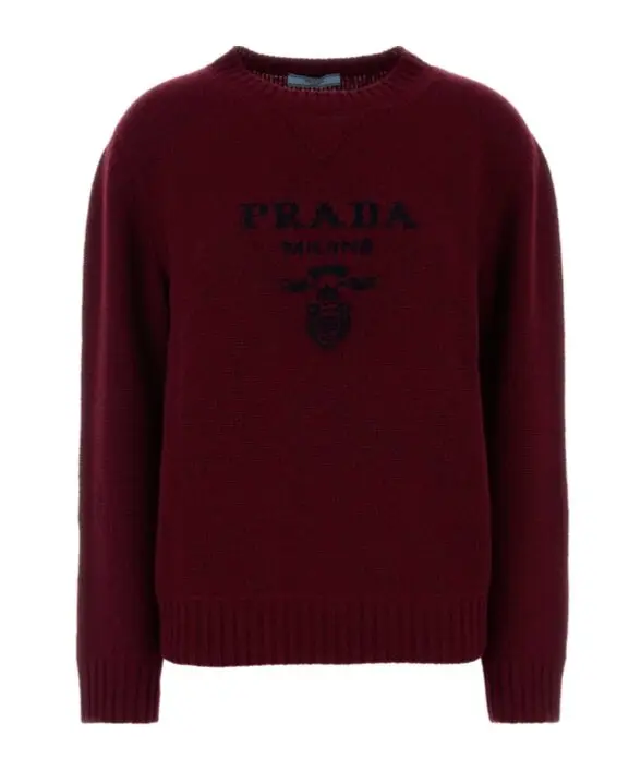 Prada Cashmere And Wool Sweater - Amaranth