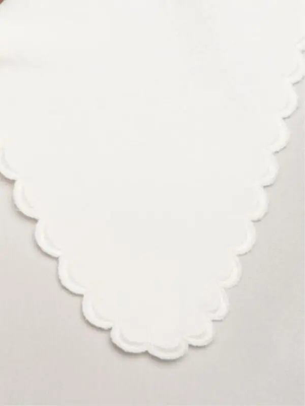 Chloé Scalloped Collar Shirt