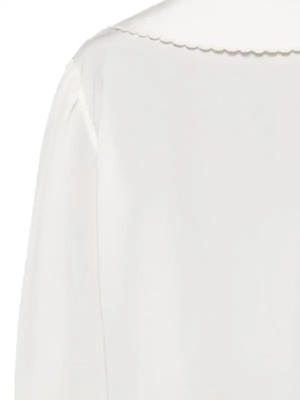 Chloé Scalloped Collar Shirt