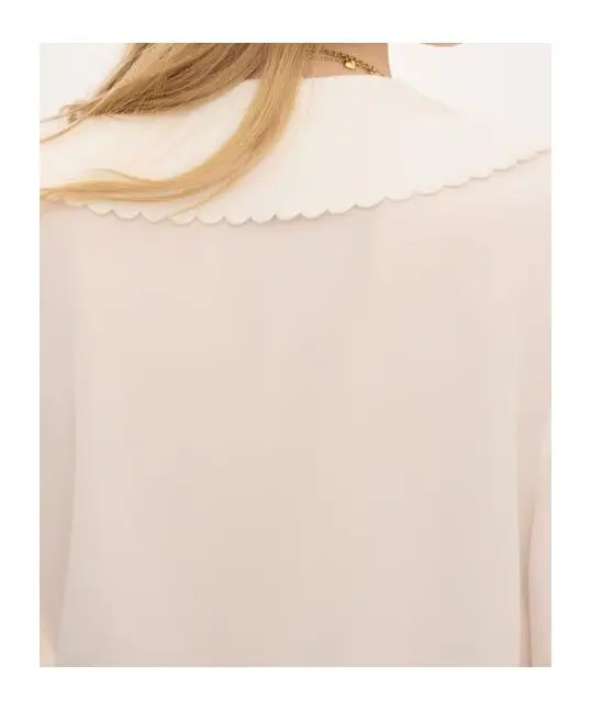 Chloé Scalloped Collar Shirt