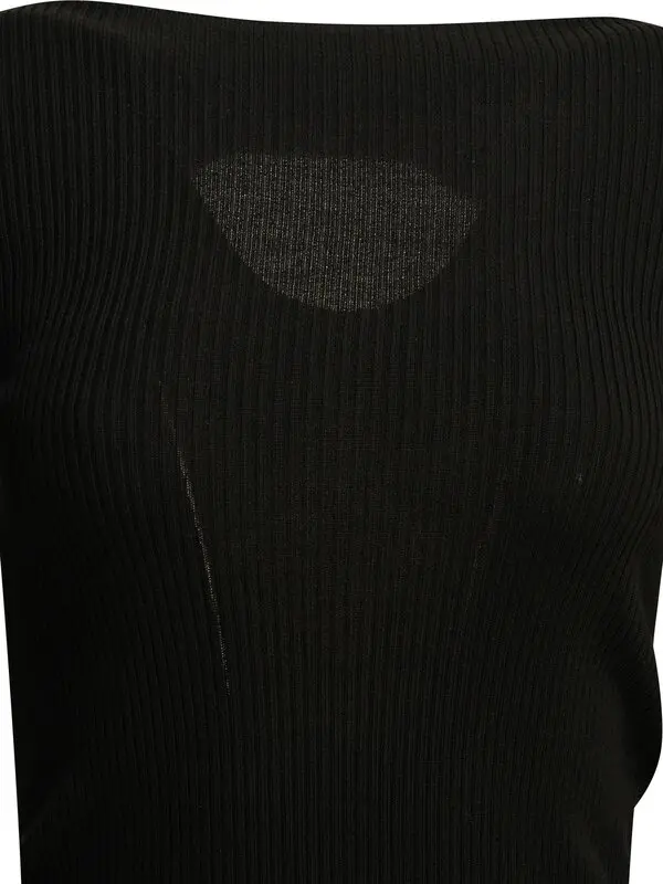 Rick Owens Boat Neck Knit Sweater