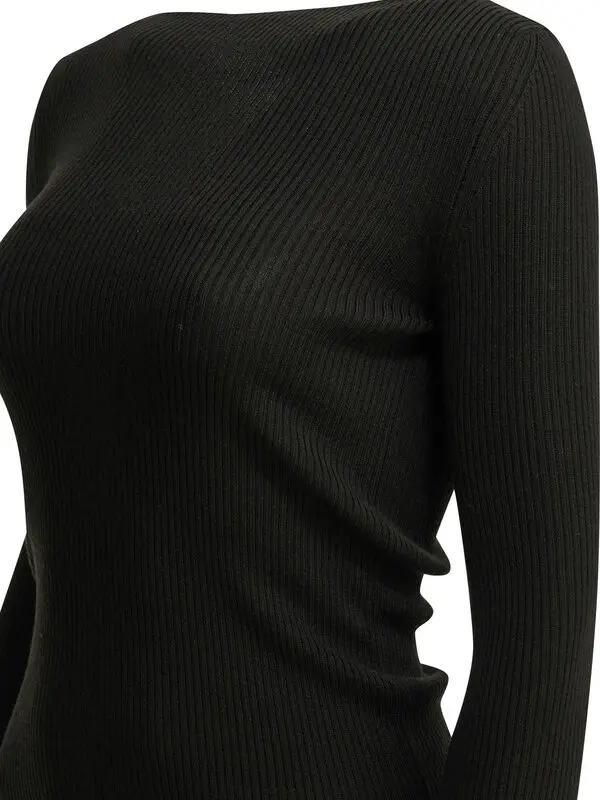 Rick Owens Boat Neck Knit Sweater