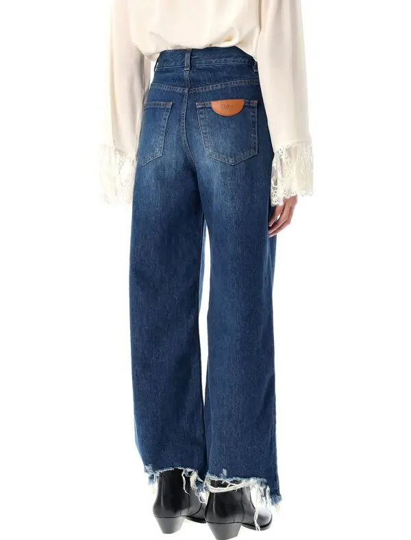 Chloé Raw Cut Jeans