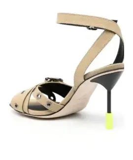 MSGM Buckle-detailed Ankle Strap Sandals
