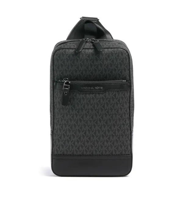 Michael Kors Hudson Sling Bag In Imitation Leather - Black