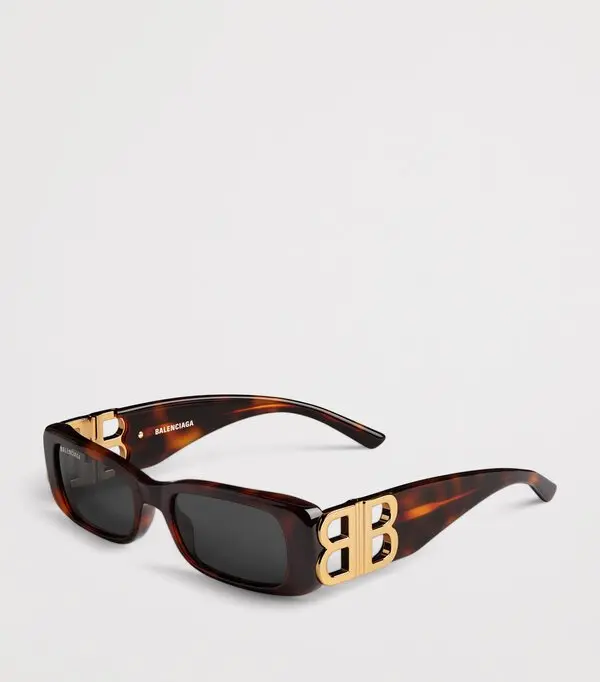 Balenciaga Dynasty Rectangle Sunglasses
