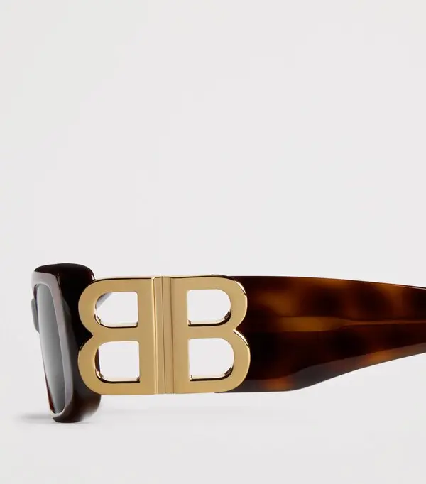 Balenciaga Dynasty Rectangle Sunglasses