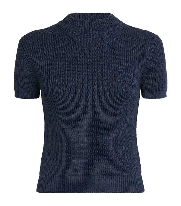 FFORME Katia Ribbed Short-sleeve Sweater