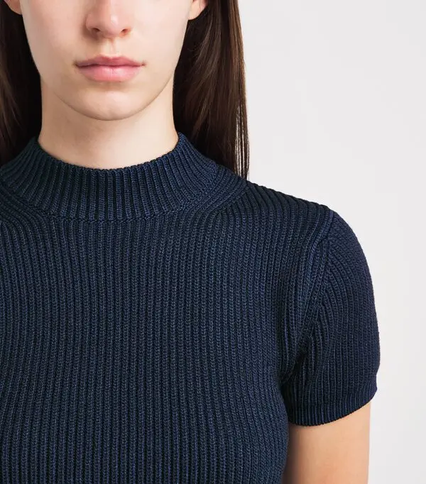 FFORME Katia Ribbed Short-sleeve Sweater