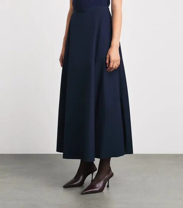 FFORME Cotton-silk Maxi Skirt