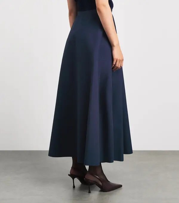 FFORME Cotton-silk Maxi Skirt