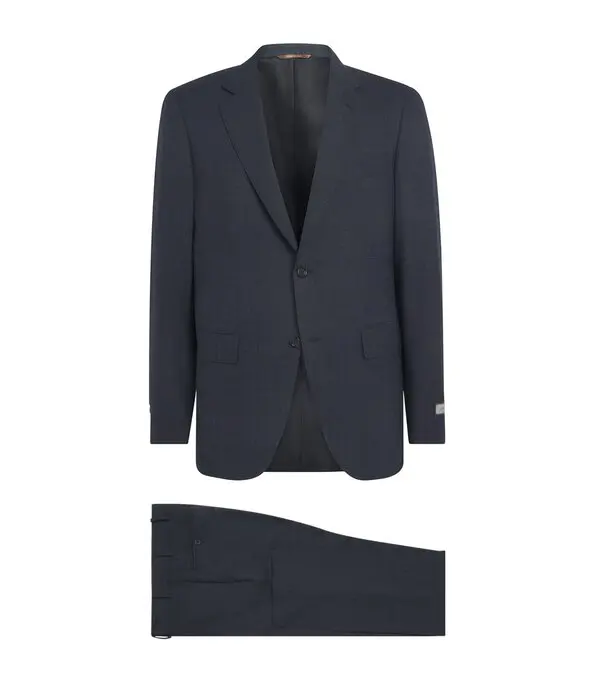 Canali Wool 2-piece Suit - Navy
