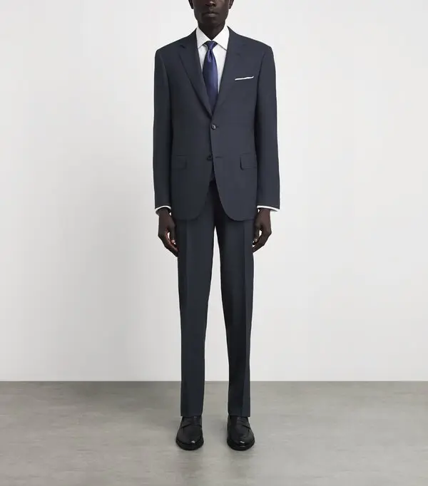 Canali Wool 2-piece Suit - Navy