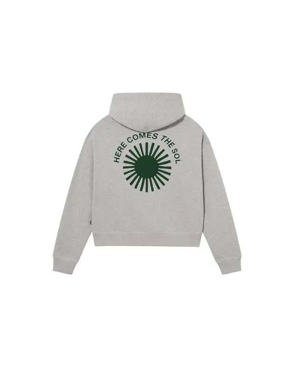 THINKING MU Green Back Sun Valeria Hoodie