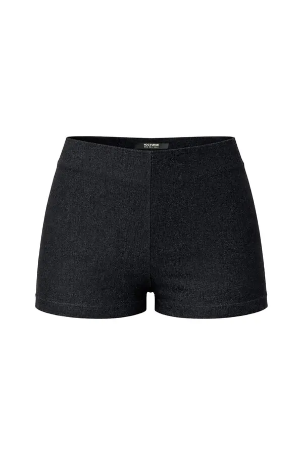 NOCTURNE Slim-fit Mini Denim Shorts