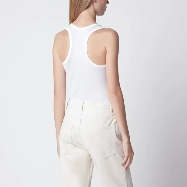 THE ROW Cendrea Ribbed Cotton Jersey Tank Top