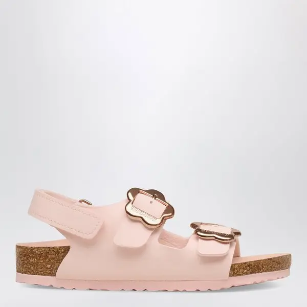 BIRKENSTOCK Milano Sandals With Floral Buckle Detail - Pink